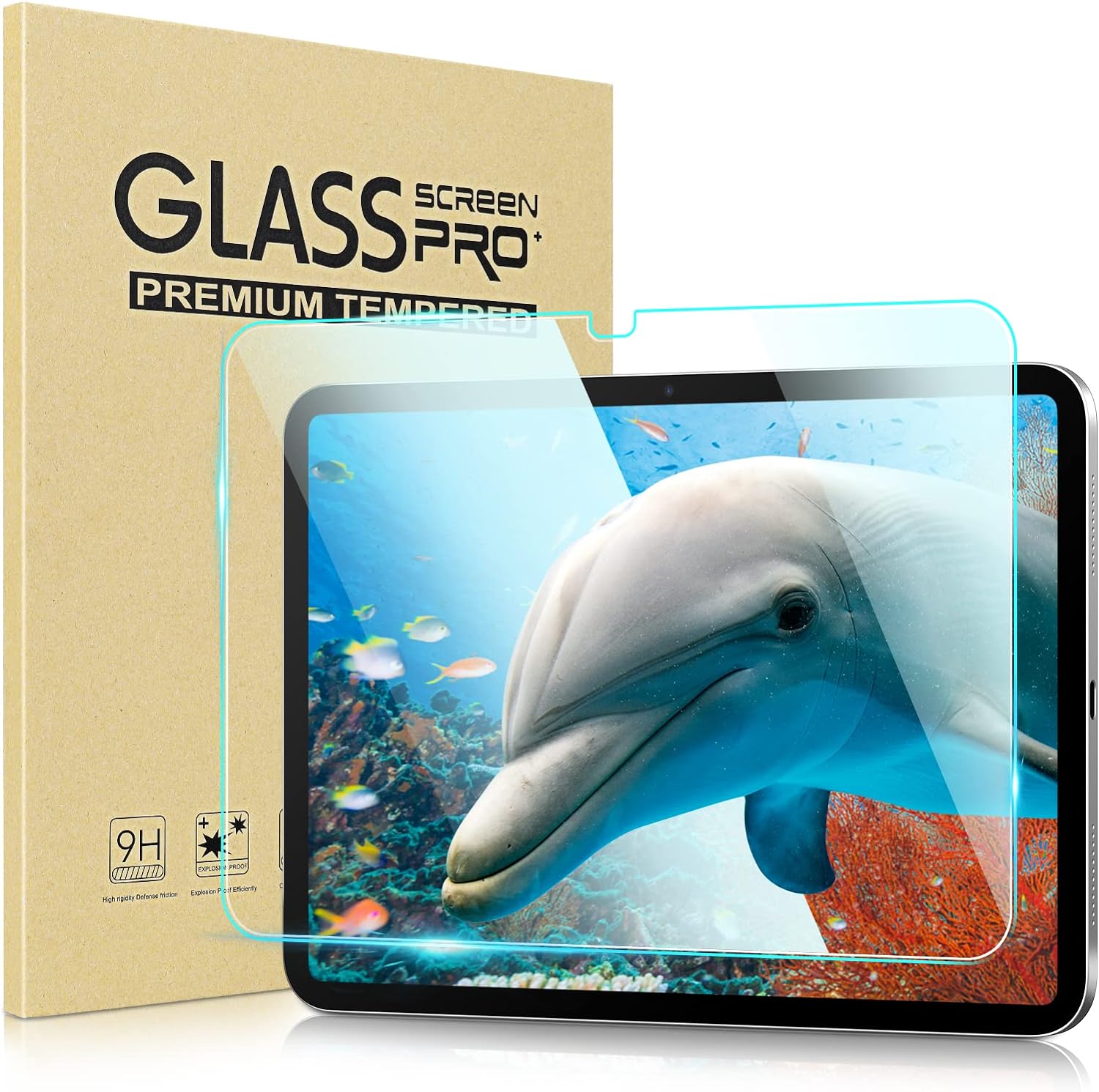 VIKESI iPad 10th Generation Screen Protector, 2022 10.9 inch Tempered
